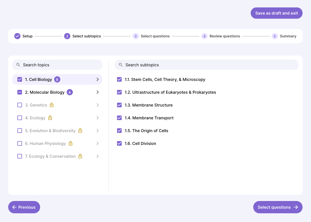How do I create a task or assessment?
